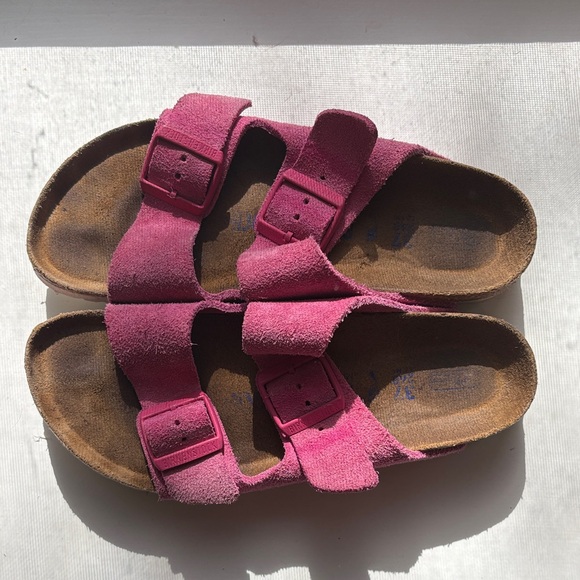 Birkenstock | Shoes | Birkenstock Fuchsia Sandals Eu37 | Poshmark